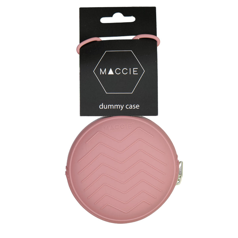 grab & go silicone dummy zipper case | rose pink – MACCIE