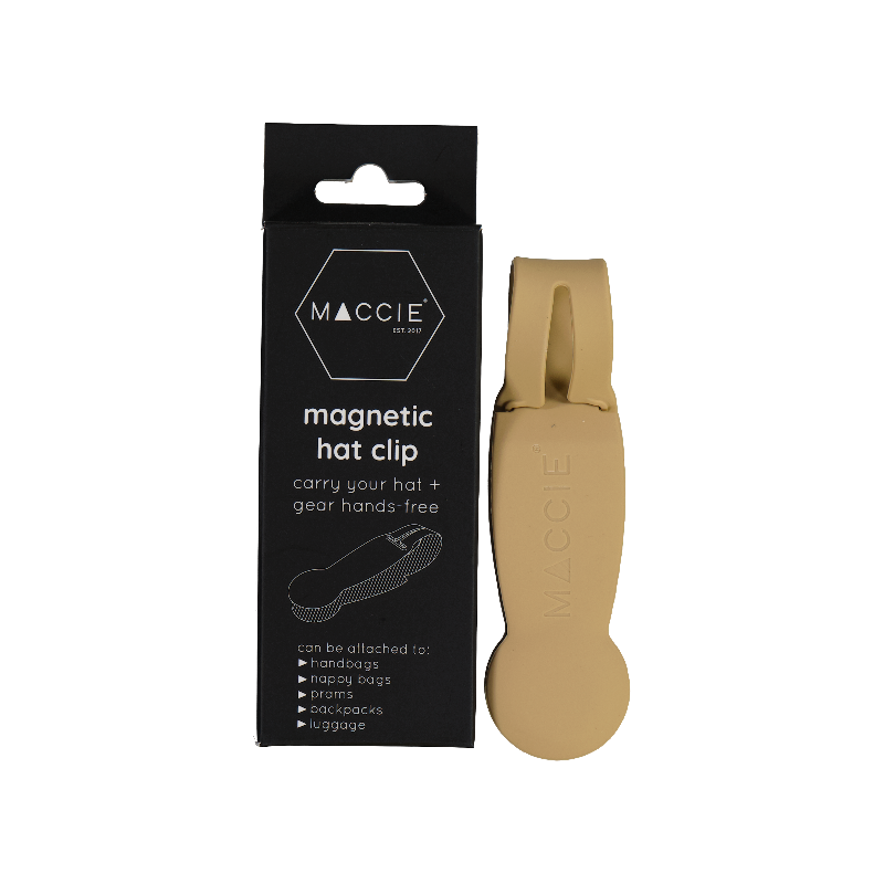 magnetic hat clip | caramel – MACCIE